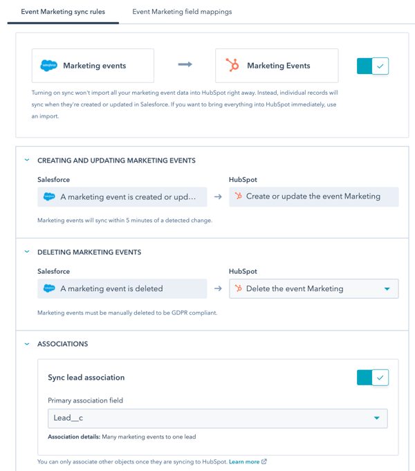 Sync custom objects from Salesforce to HubSpot